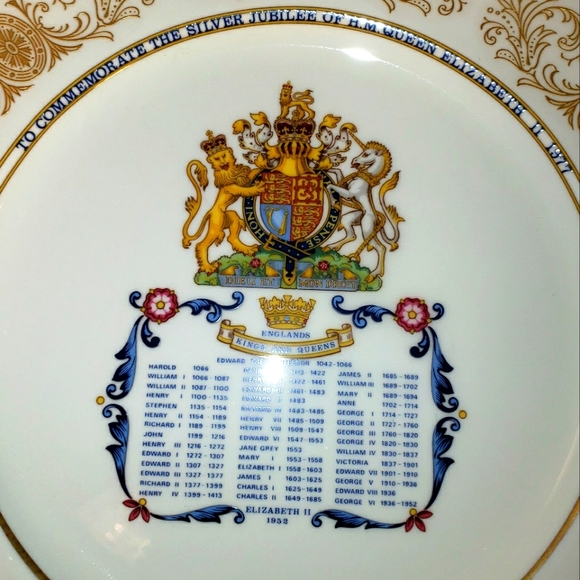 Ansley Spode | Art | 2 Ainsley Spode Queen Elizabeth Ii Commemorative ...